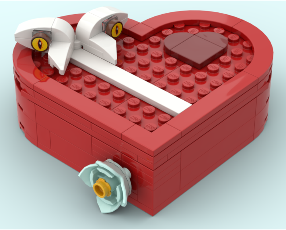 LEGO MOC Valentine's Day Box Mimic by cscott | Rebrickable - Build with ...