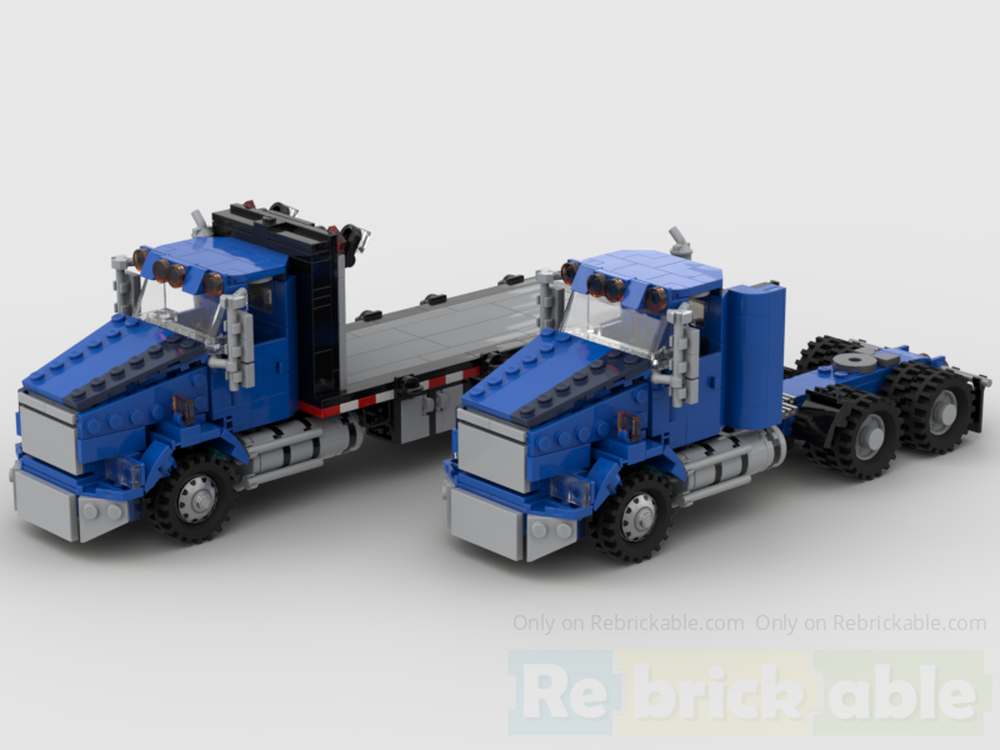 LEGO MOC Kenworth T800 Combo Pack by LegoForBlockheads | Rebrickable ...