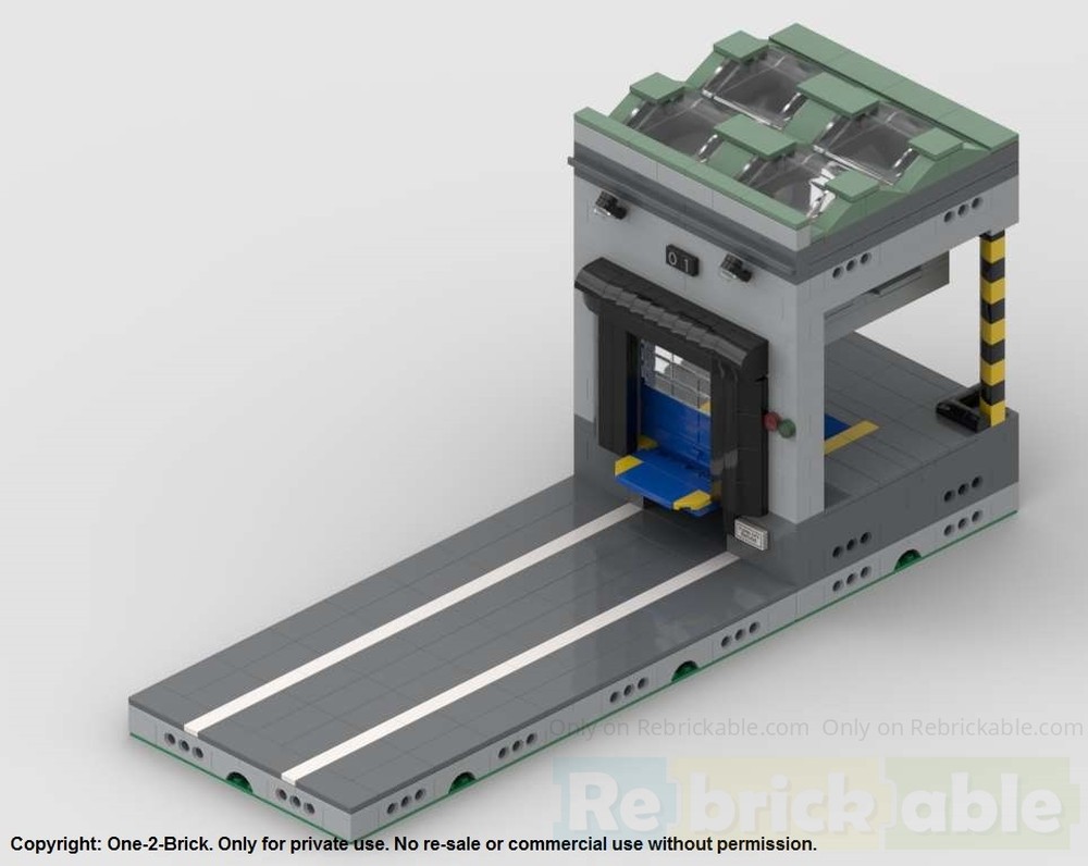 LEGO MOC Modular Logistics Center - Loading Dock by ONE-2-BRICK ...