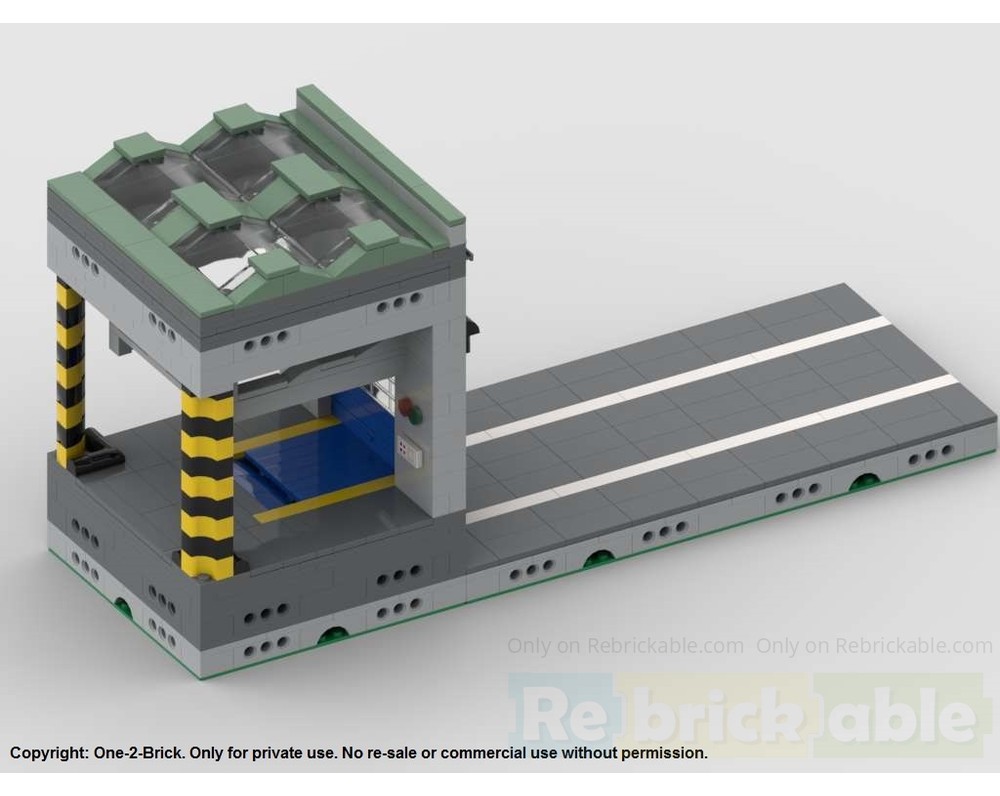 LEGO MOC Modular Logistics Center - Loading Dock by ONE-2-BRICK ...
