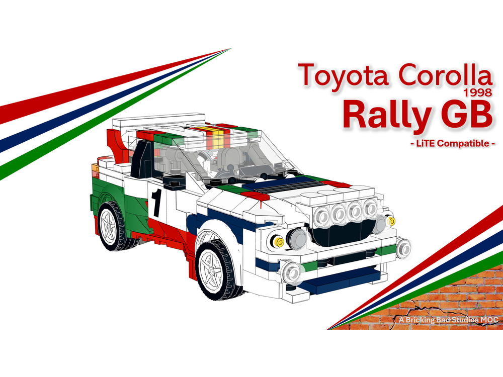 LEGO MOC Toyota Corolla-RallyGB'98/MARGAM (LiTE compatible) by Bricking ...