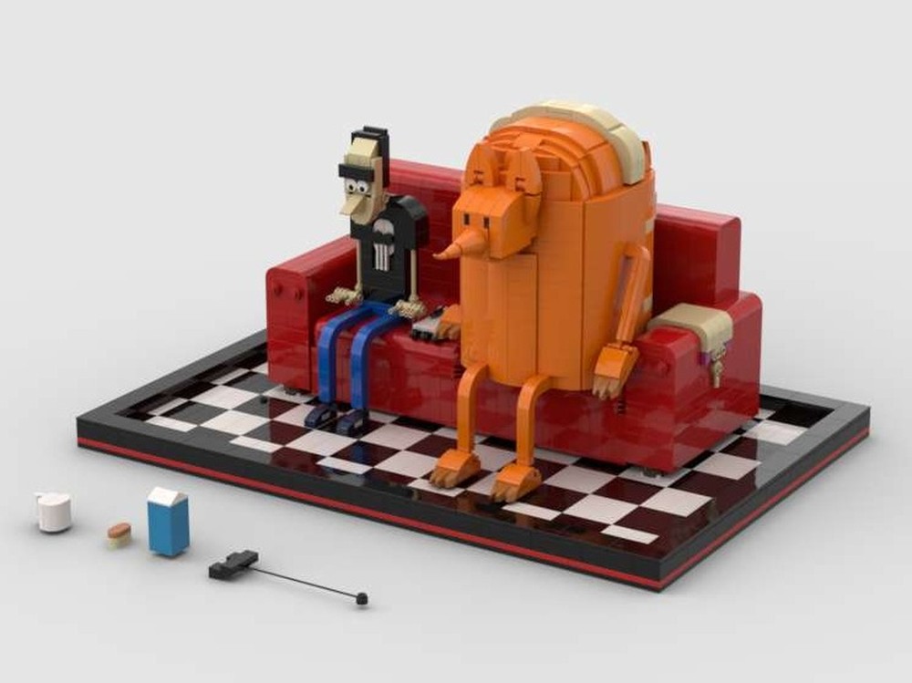 LEGO MOC Zerocalcare & Armadillo by ghillo | Rebrickable - Build with LEGO