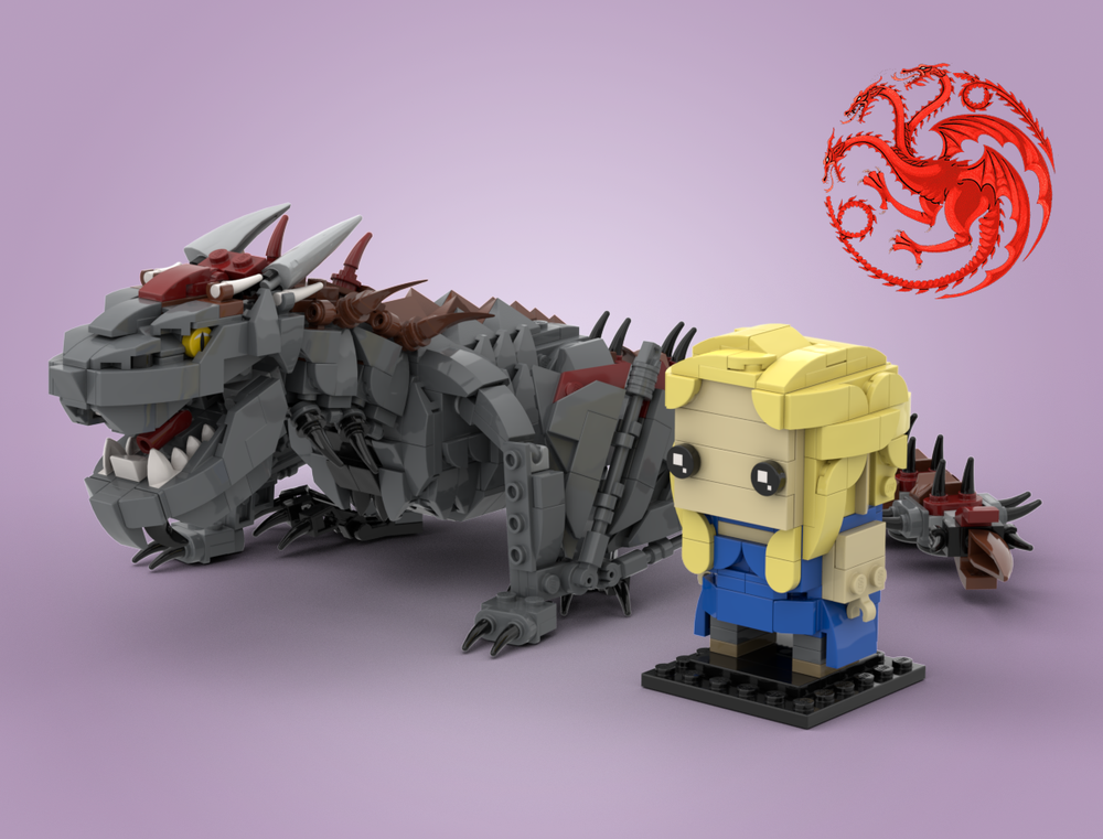 LEGO MOC Daenerys + Drogon (Game of Thrones) by abracada_brick ...