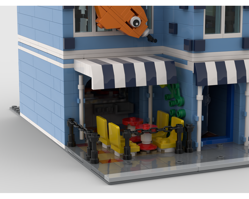 LEGO MOC Fish and Chip Shop Modular Building by brickmanspark ...