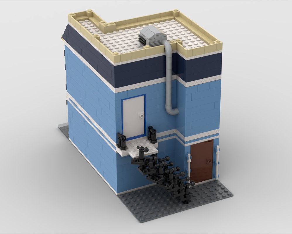 LEGO MOC Fish and Chip Shop Modular Building by brickmanspark ...