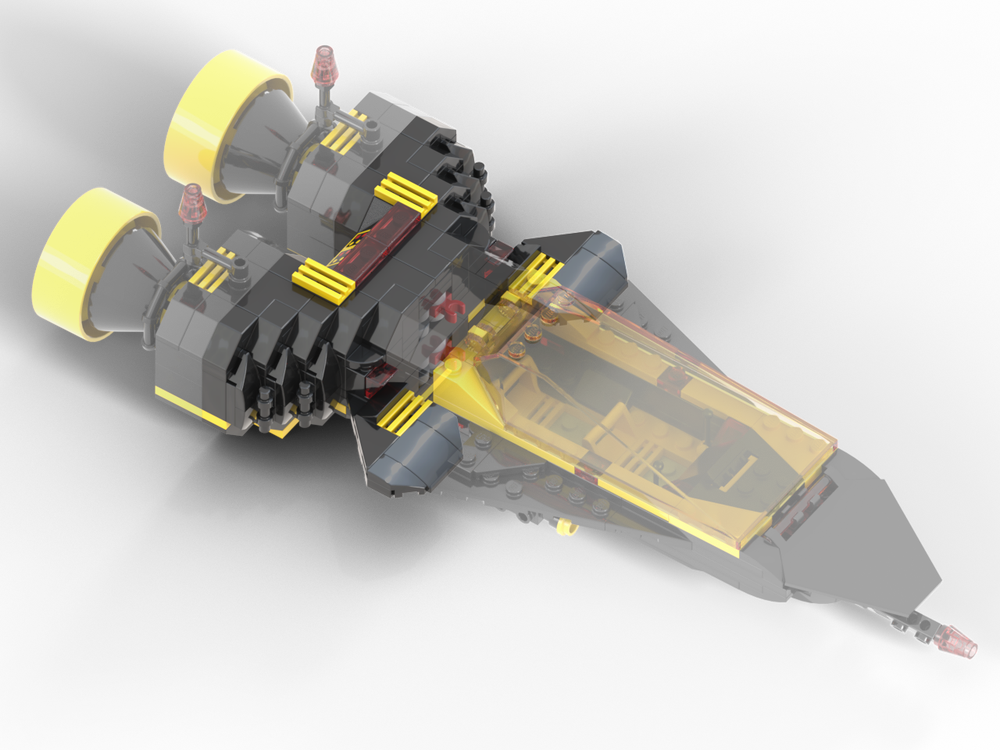 LEGO MOC Blacktron Renegade Dual Engine Connector Mod by Thomus_Bean ...