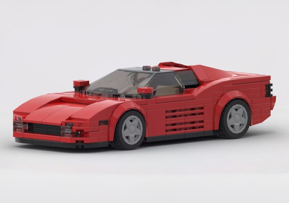 LEGO MOC Ferrari Testarossa by Legolink123 | Rebrickable - Build with LEGO