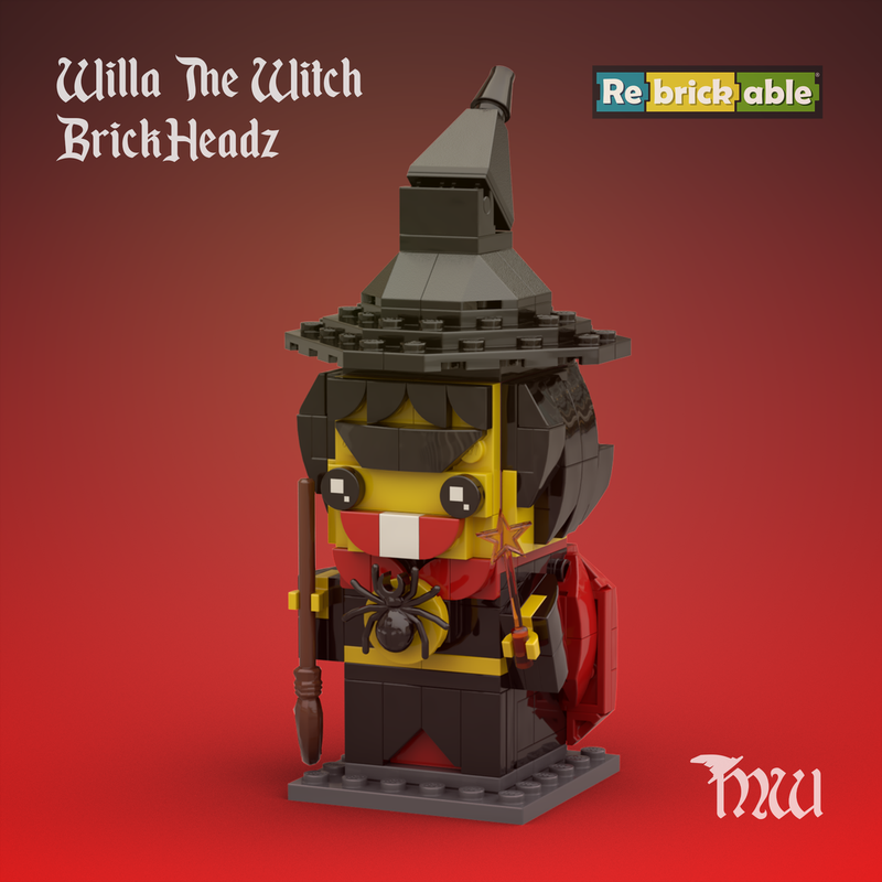 LEGO MOC Willa The Witch BrickHeadz by majistos.workshop | Rebrickable ...