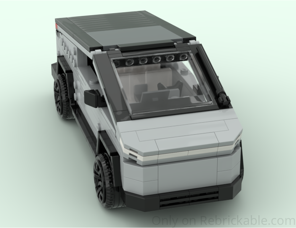 LEGO MOC-211006 9-wide Tesla Cybertruck by ac-bricks | Rebrickable ...