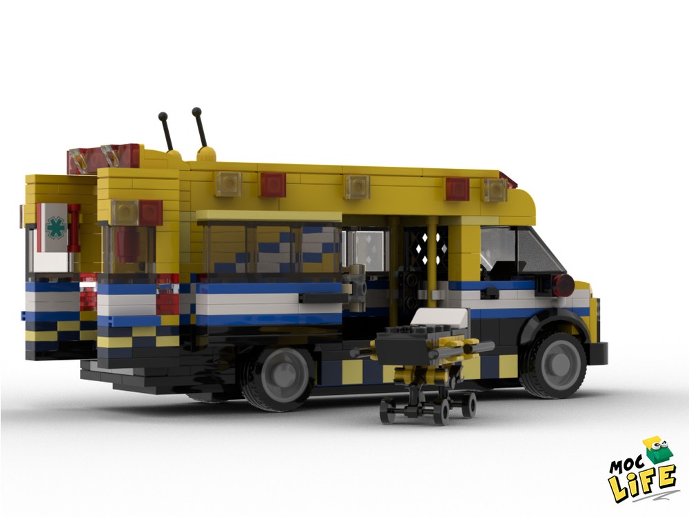 LEGO MOC Ford Transit 350 Ambulance Santé Québec by MocLife ...