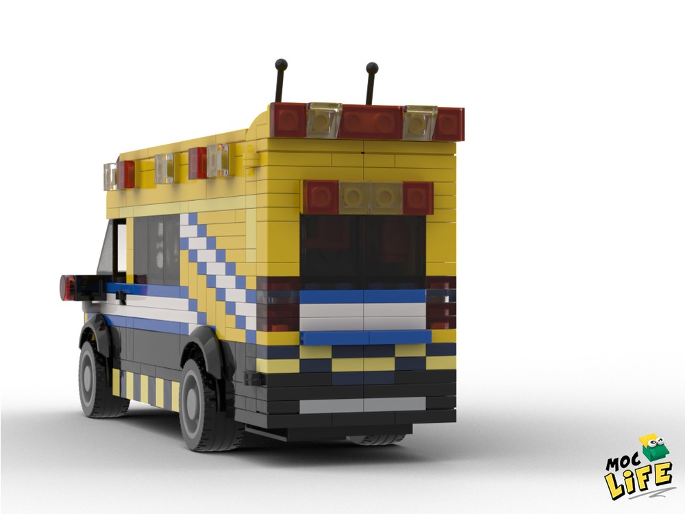 LEGO MOC Ford Transit 350 Ambulance Santé Québec by MocLife ...