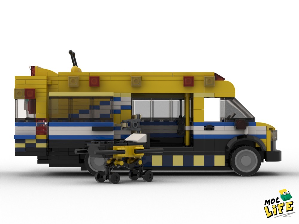 LEGO MOC Ford Transit 350 Ambulance Santé Québec by MocLife ...