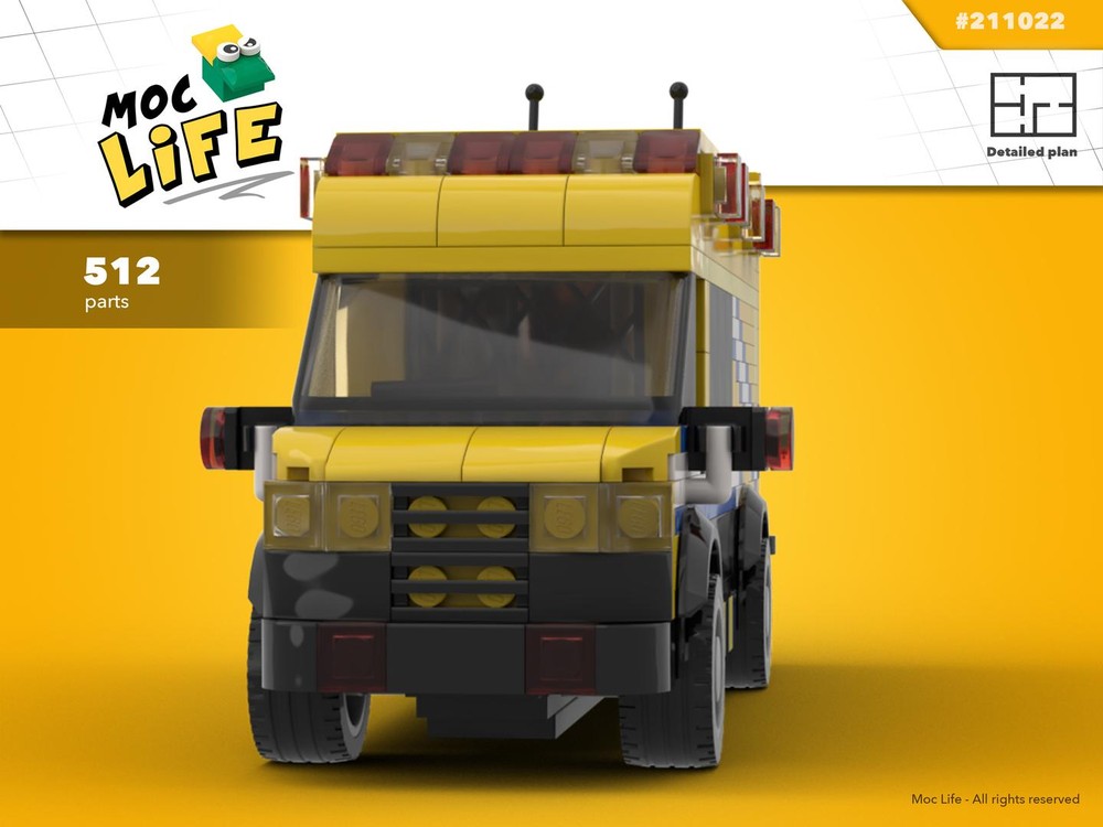 LEGO MOC Ford Transit 350 Ambulance Santé Québec by MocLife ...