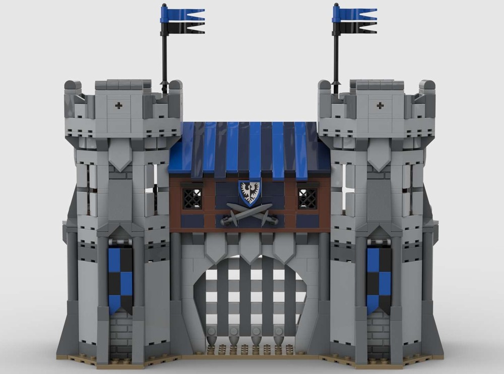 LEGO MOC The Gate - part one of the castle by itnael | Rebrickable ...