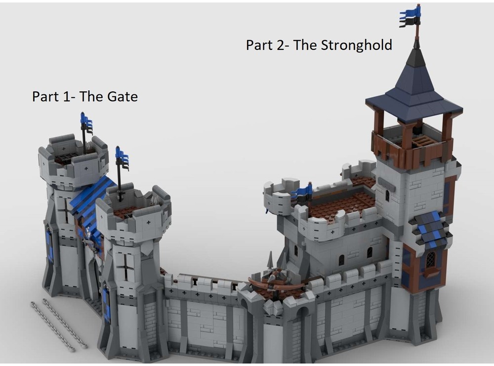 LEGO MOC The Gate - part one of the castle by itnael | Rebrickable ...
