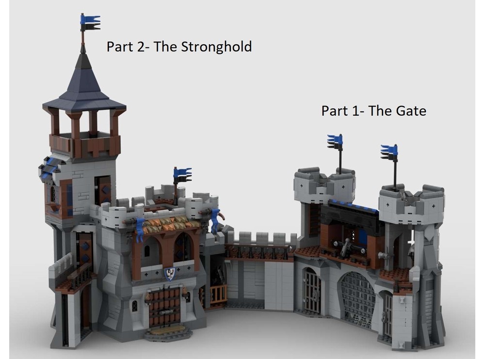 LEGO MOC The Gate - part one of the castle by itnael | Rebrickable ...