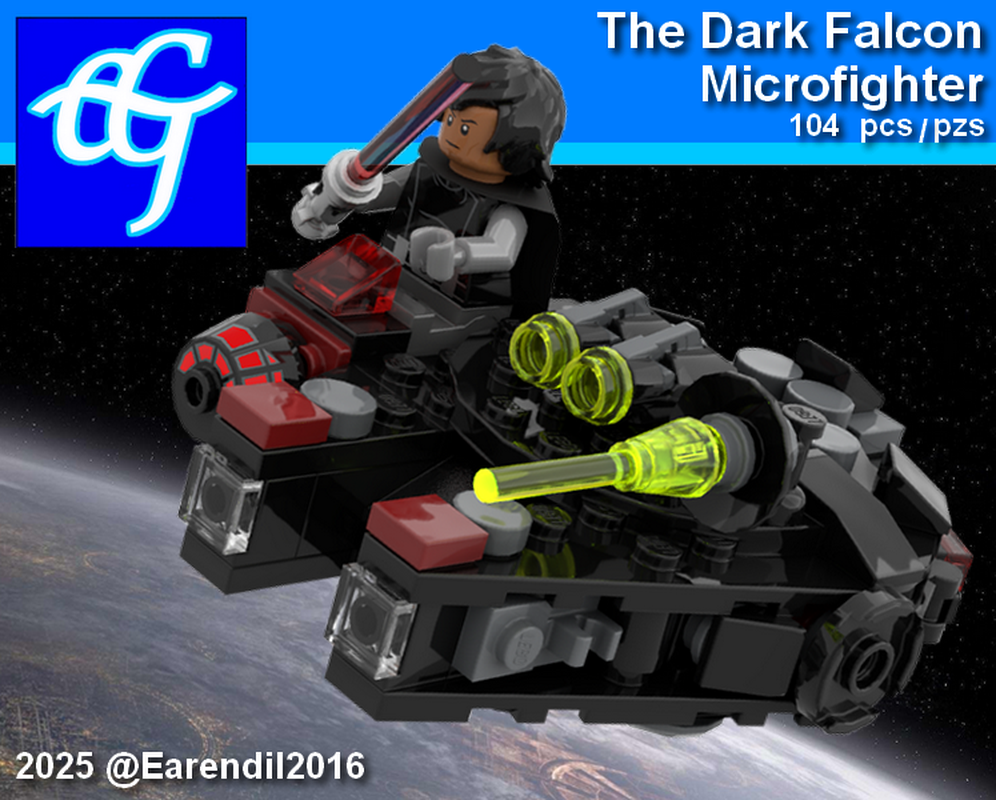 LEGO MOC The Dark Falcon Microfighter by Earendil2016 | Rebrickable ...