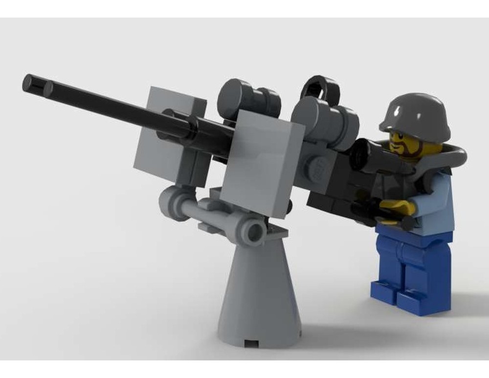 LEGO MOC Oerlikon 20mm AA Gun by mikey2110 | Rebrickable - Build with LEGO