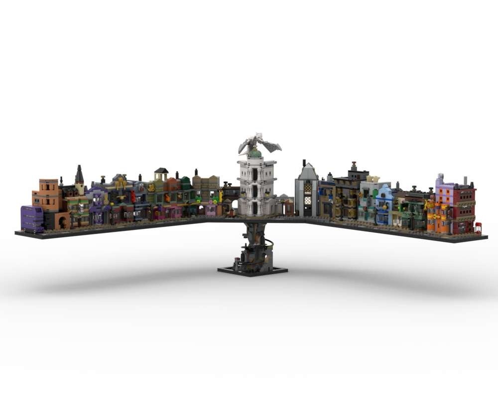 LEGO MOC 76444 Wizarding Shops Expansion Gringotts Mine, Sugarplums ...