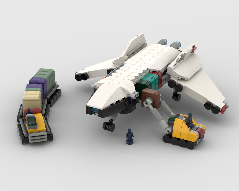 LEGO MOC Micro Cargo Shuttle by Rovivruselos | Rebrickable - Build with ...