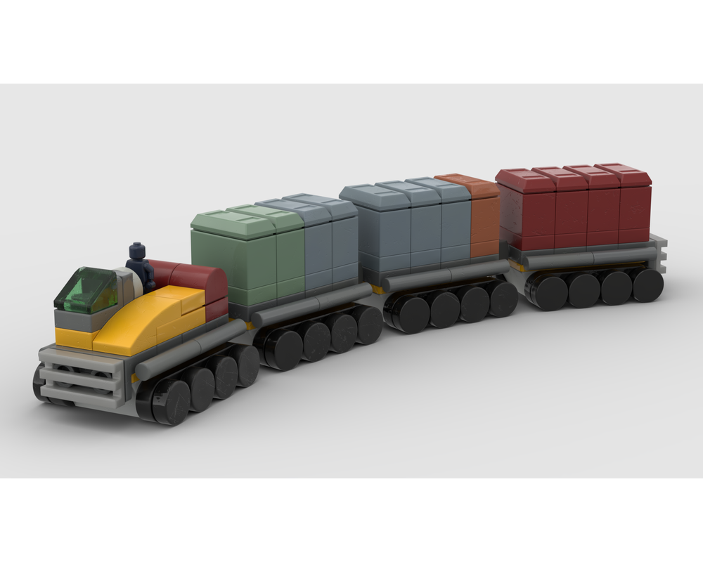 LEGO MOC Micro Cargo Shuttle by Rovivruselos | Rebrickable - Build with ...