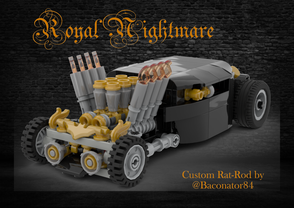 LEGO MOC Royal Nightmare - Custom Rat Rod / Hot Rod by Baconator84 ...