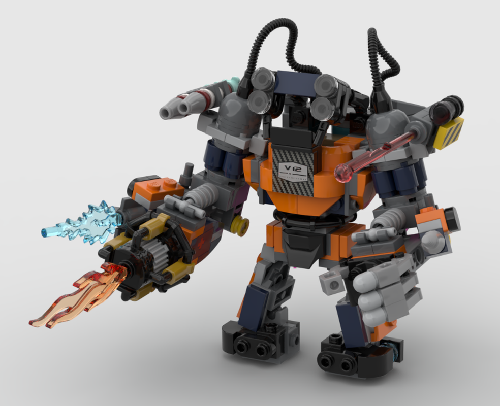 LEGO MOC Rocket Racoon Styled Mech by BlueAwesomeDinosaur | Rebrickable ...