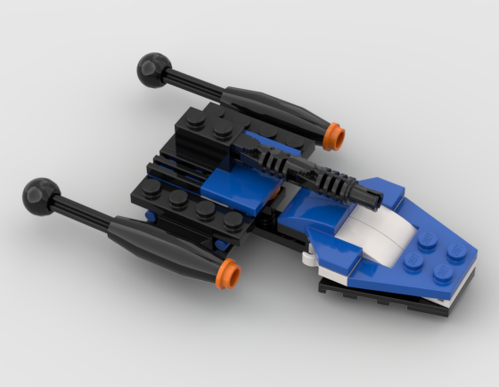 LEGO MOC Mini Y-Wing by Oishi | Rebrickable - Build with LEGO