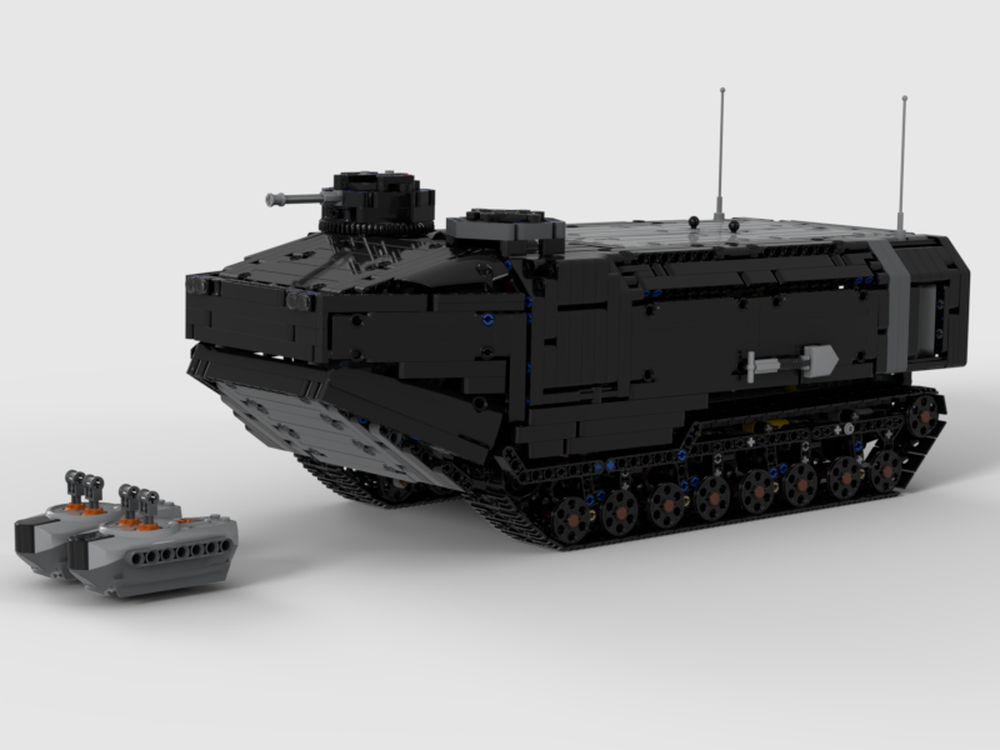 LEGO MOC RC TANK (LVTP-7, Amphibious Assault Vehicle) by mechahn ...