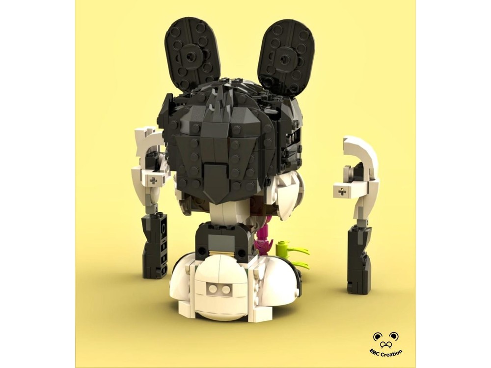 LEGO MOC-211083 Monochrome Mickey Mouse Bust by bbchai | Rebrickable ...
