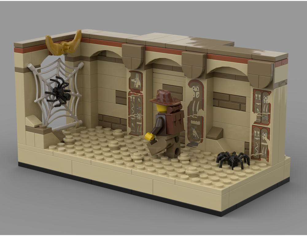 LEGO MOC Egyptian Tomb Hallway by Einherji04 | Rebrickable - Build with ...