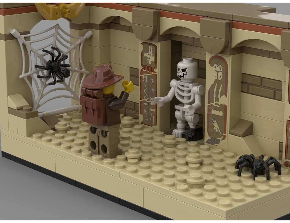 LEGO MOC Egyptian Tomb Hallway by Einherji04 | Rebrickable - Build with ...