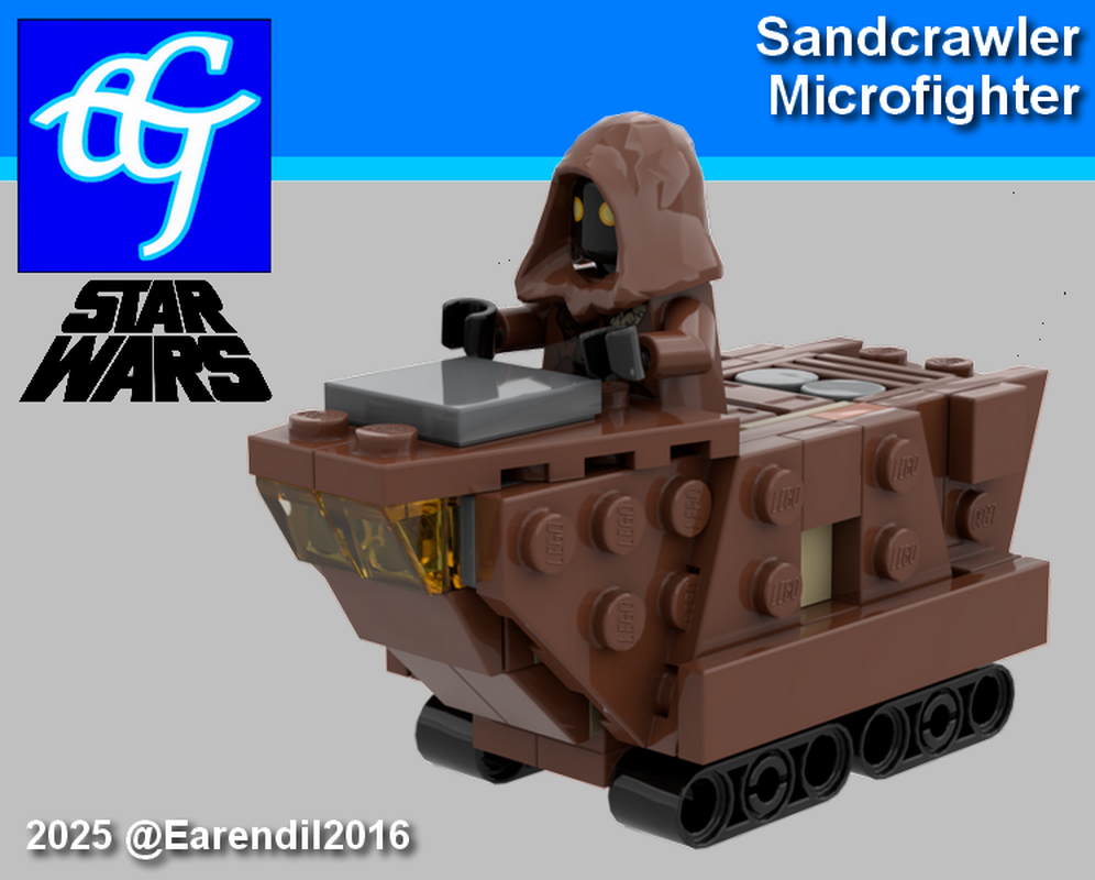 LEGO MOC Sandcrawler Microfighter by Earendil2016 | Rebrickable - Build ...