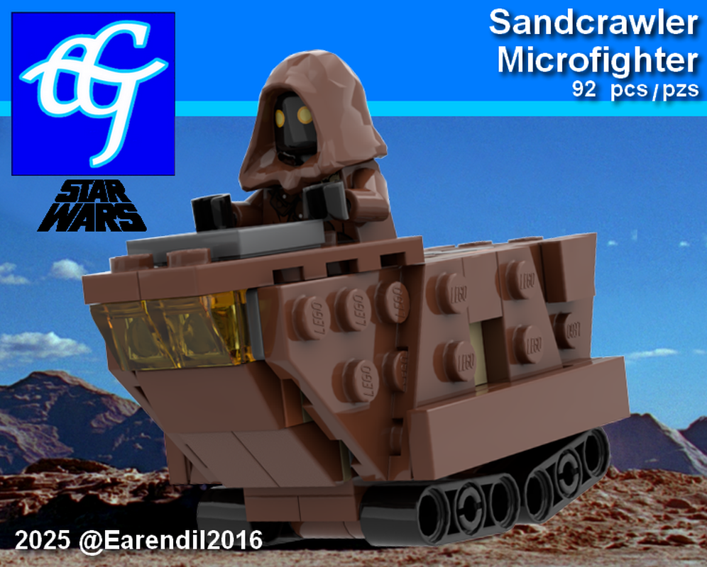 LEGO MOC-211097 Sandcrawler Microfighter by Earendil2016 | Rebrickable ...