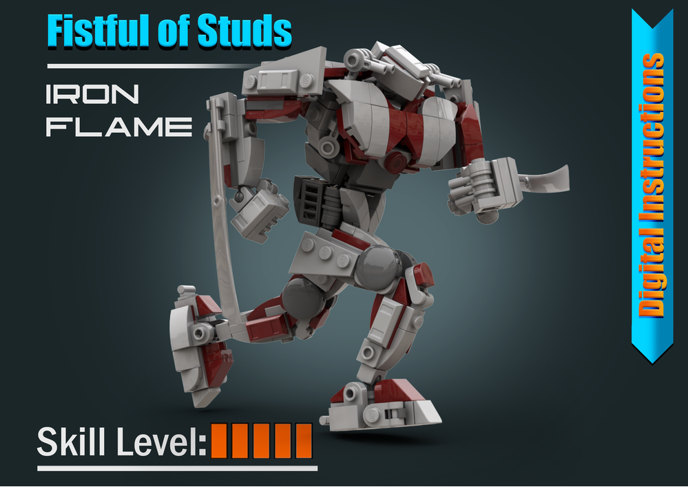 LEGO MOC-211099 Iron Flame Jaeger Mech by FistfulofStuds | Rebrickable ...