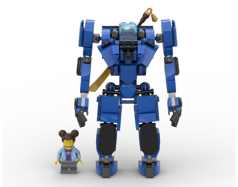 LEGO MOC-211113 Blue mech suit by Smellybricks | Rebrickable - Build ...