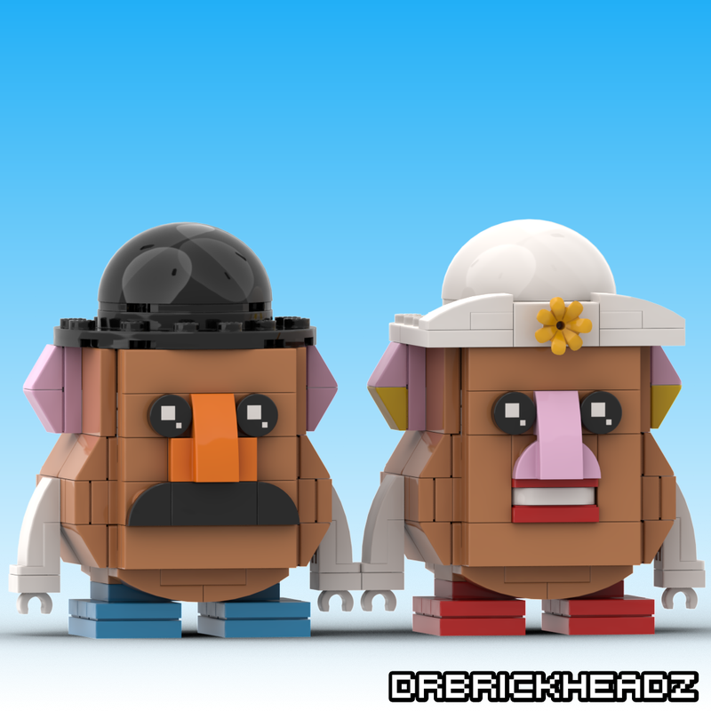 LEGO MOC Mr. Potato Head + Mrs. Potato Head (Toy Story) Brickheadz by ...
