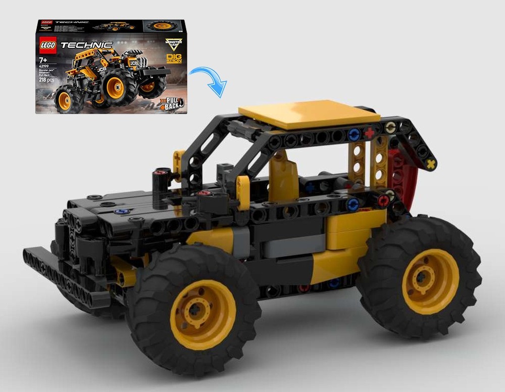 LEGO MOC Jeep 42199 Alternative by ErikGS | Rebrickable - Build with LEGO