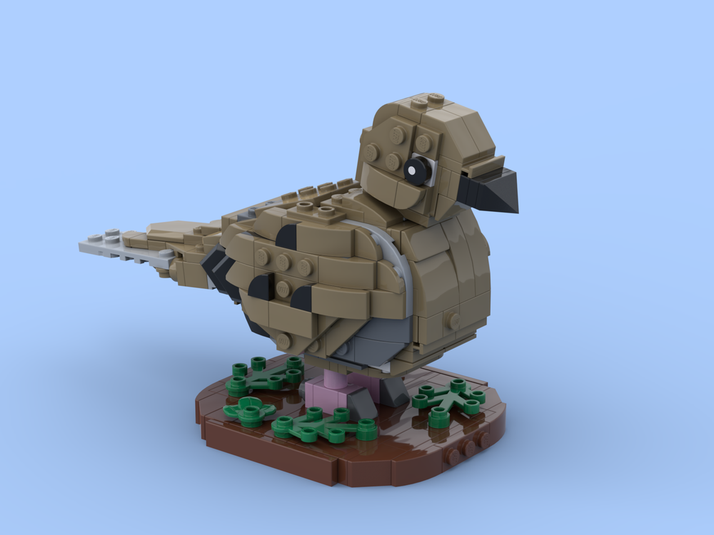 LEGO MOC Mourning Dove by Penguins and plastic | Rebrickable - Build ...