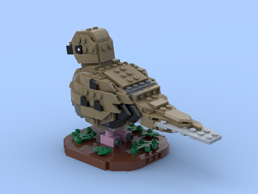 LEGO MOC Mourning Dove by Penguins and plastic | Rebrickable - Build ...