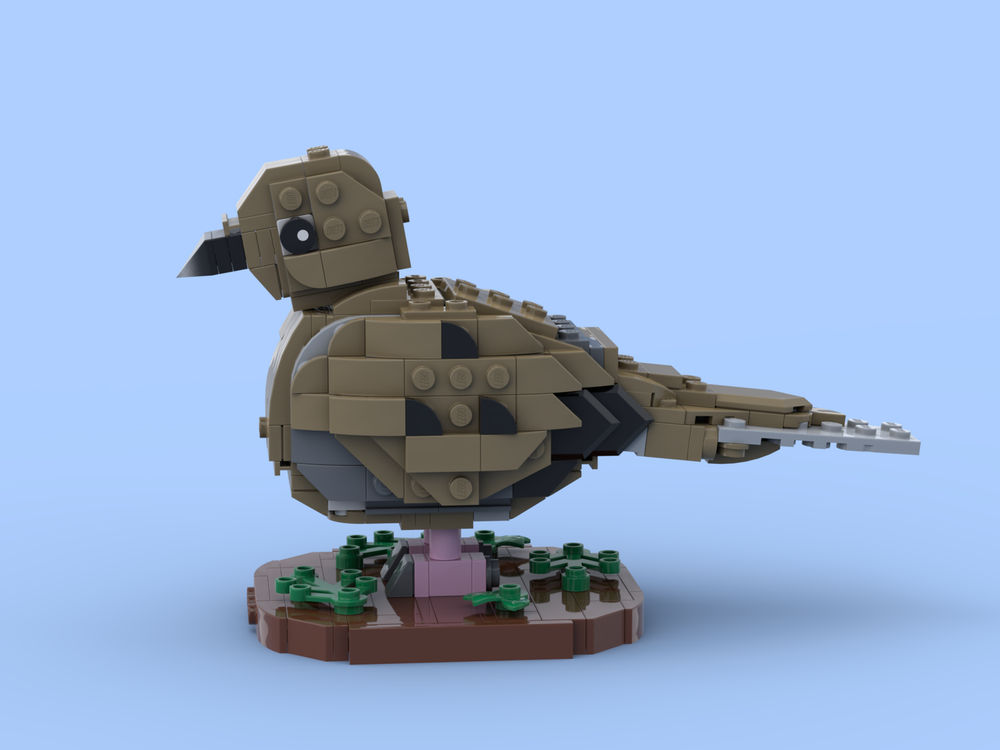LEGO MOC Mourning Dove by Penguins and plastic | Rebrickable - Build ...