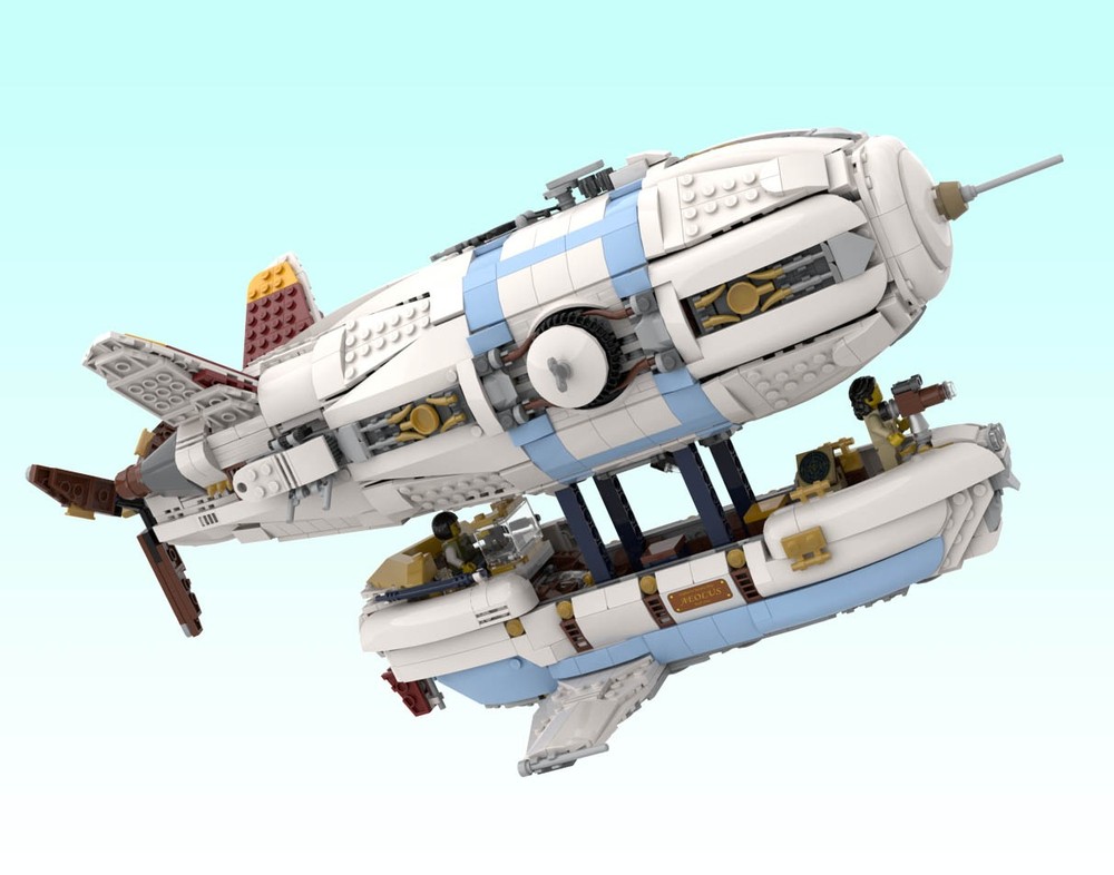LEGO MOC-211120 Airship Adventures by Airworks | Rebrickable - Build ...