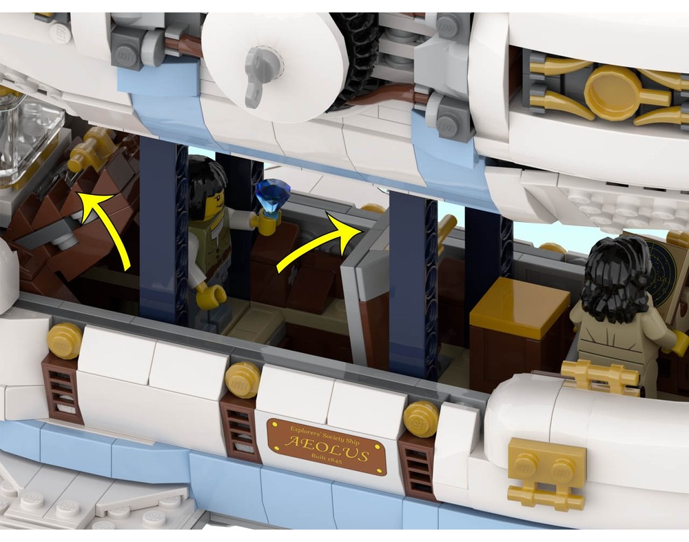 LEGO MOC-211120 Airship Adventures by Airworks | Rebrickable - Build ...
