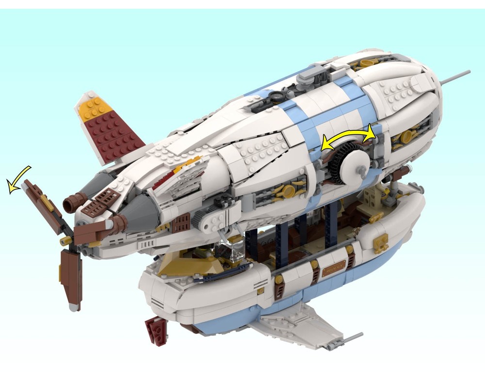LEGO MOC-211120 Airship Adventures by Airworks | Rebrickable - Build ...