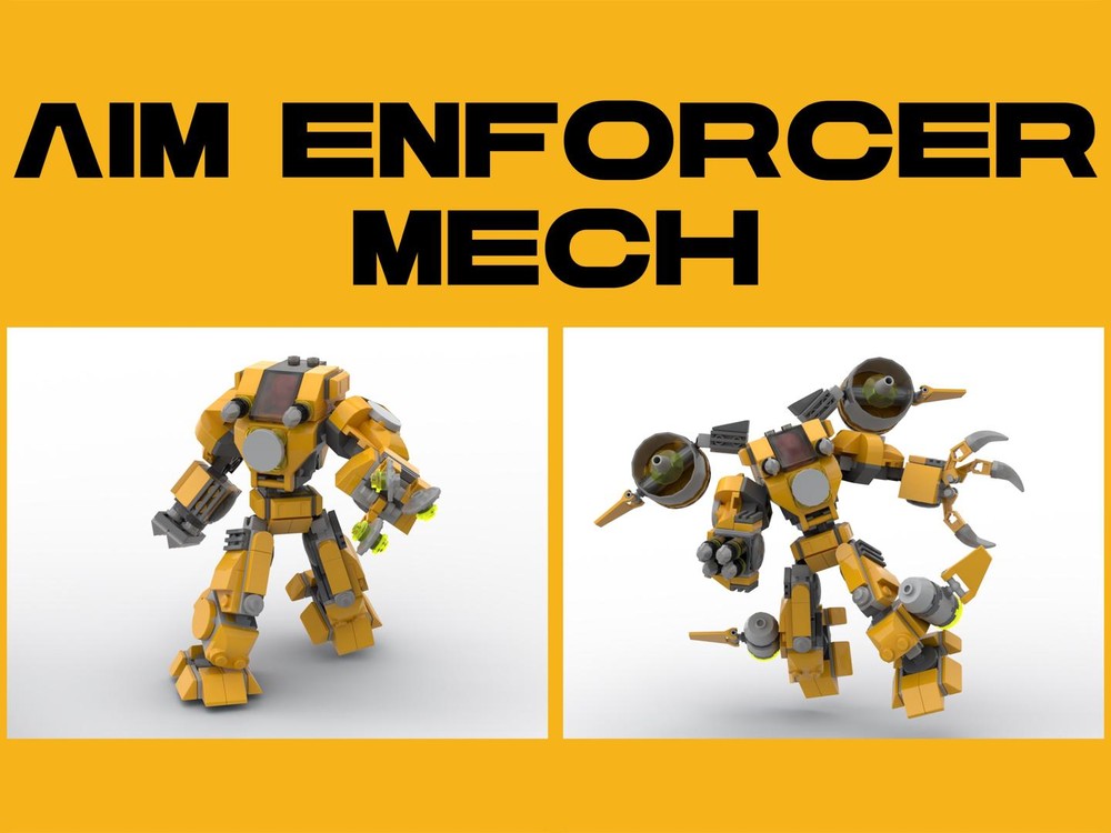 LEGO MOC AIM Enforcer Mech (Land and Air Variants) by Wert315 ...