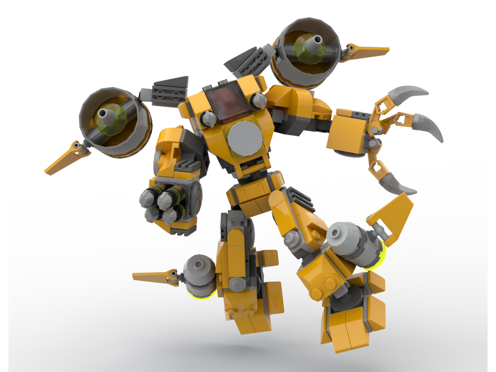 LEGO MOC AIM Enforcer Mech (Land and Air Variants) by Wert315 ...