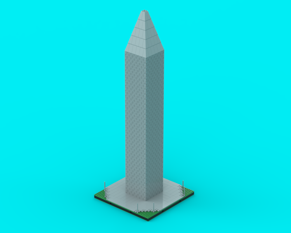 LEGO MOC-211130 Washington Monument! by MB MocWorks | Rebrickable ...