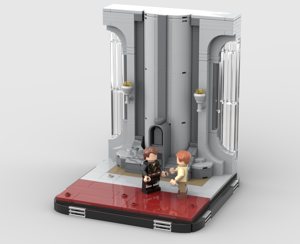 LEGO MOC Coruscant Temple Corridors (16x16 Diorama Series) by codyaner ...