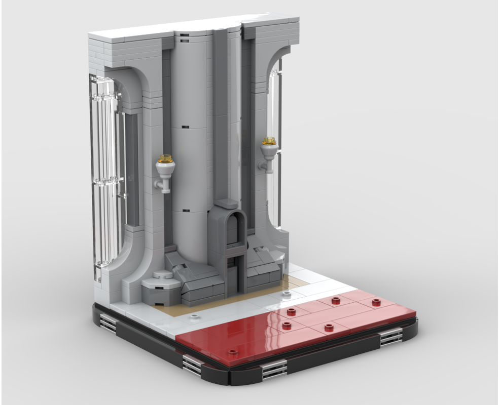 LEGO MOC Coruscant Temple Corridors (16x16 Diorama Series) by codyaner ...