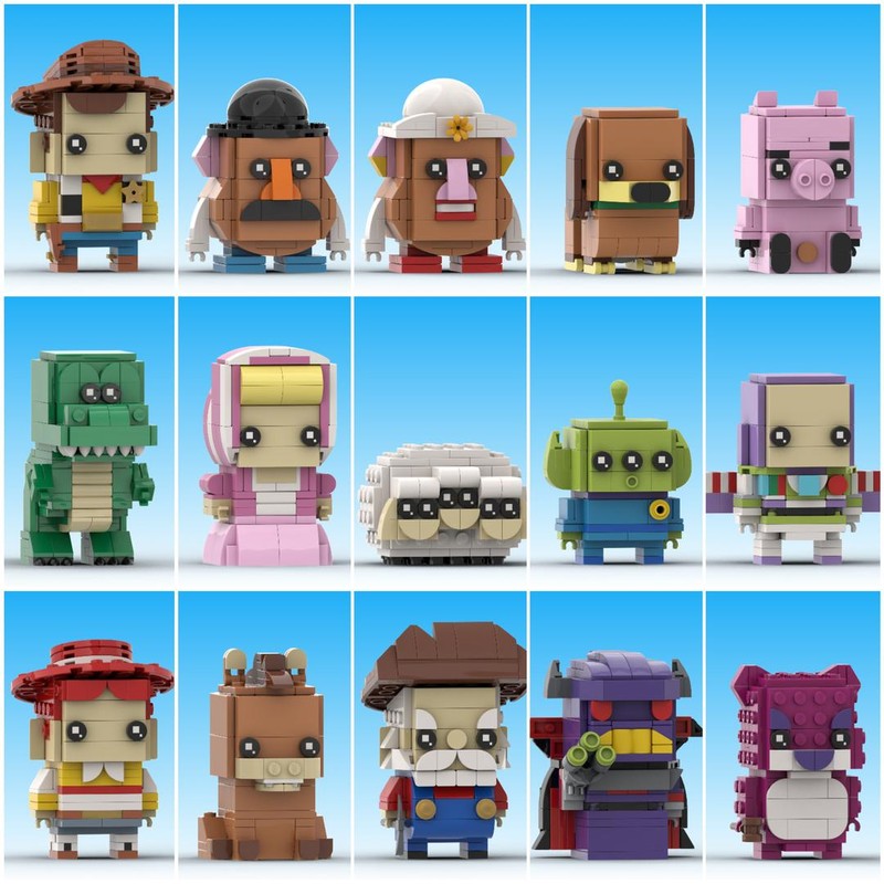 LEGO MOC "Toy Story" Trilogy Brickheadz Collection by DrBrickheadz ...